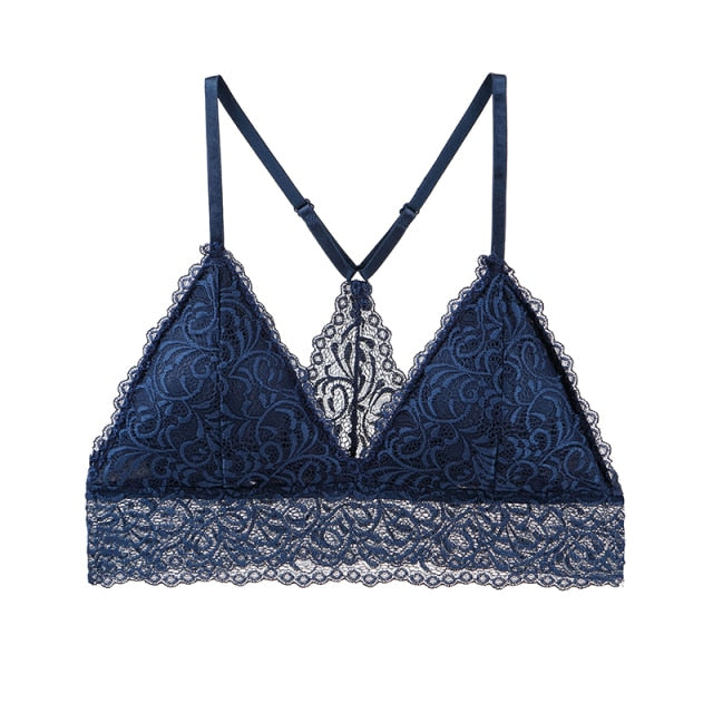 Lace Padded Racerback Bra